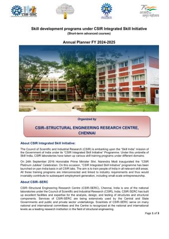 CSIR-Structural Engineering Research Centre Govt. of India